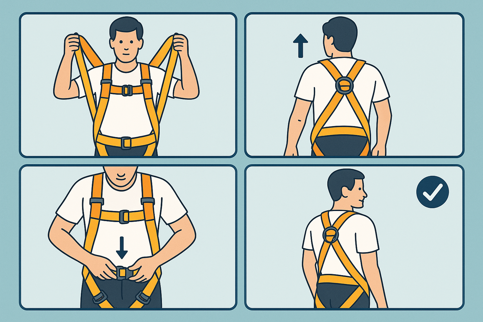 How to Use a Safety Harness: Step-by-Step Guide for Construction Safety