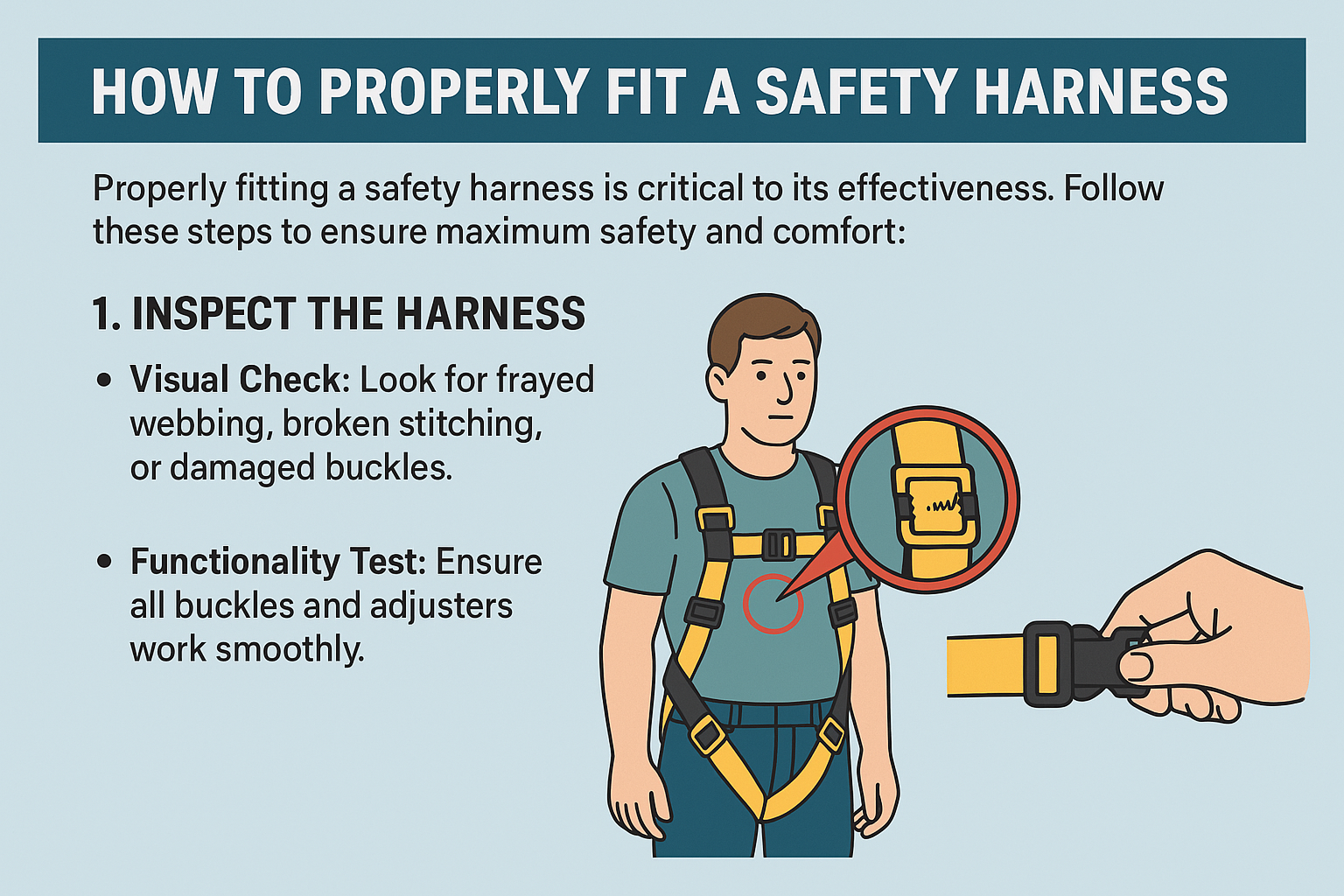 How to Use a Safety Harness: Step-by-Step Guide for Construction Safety